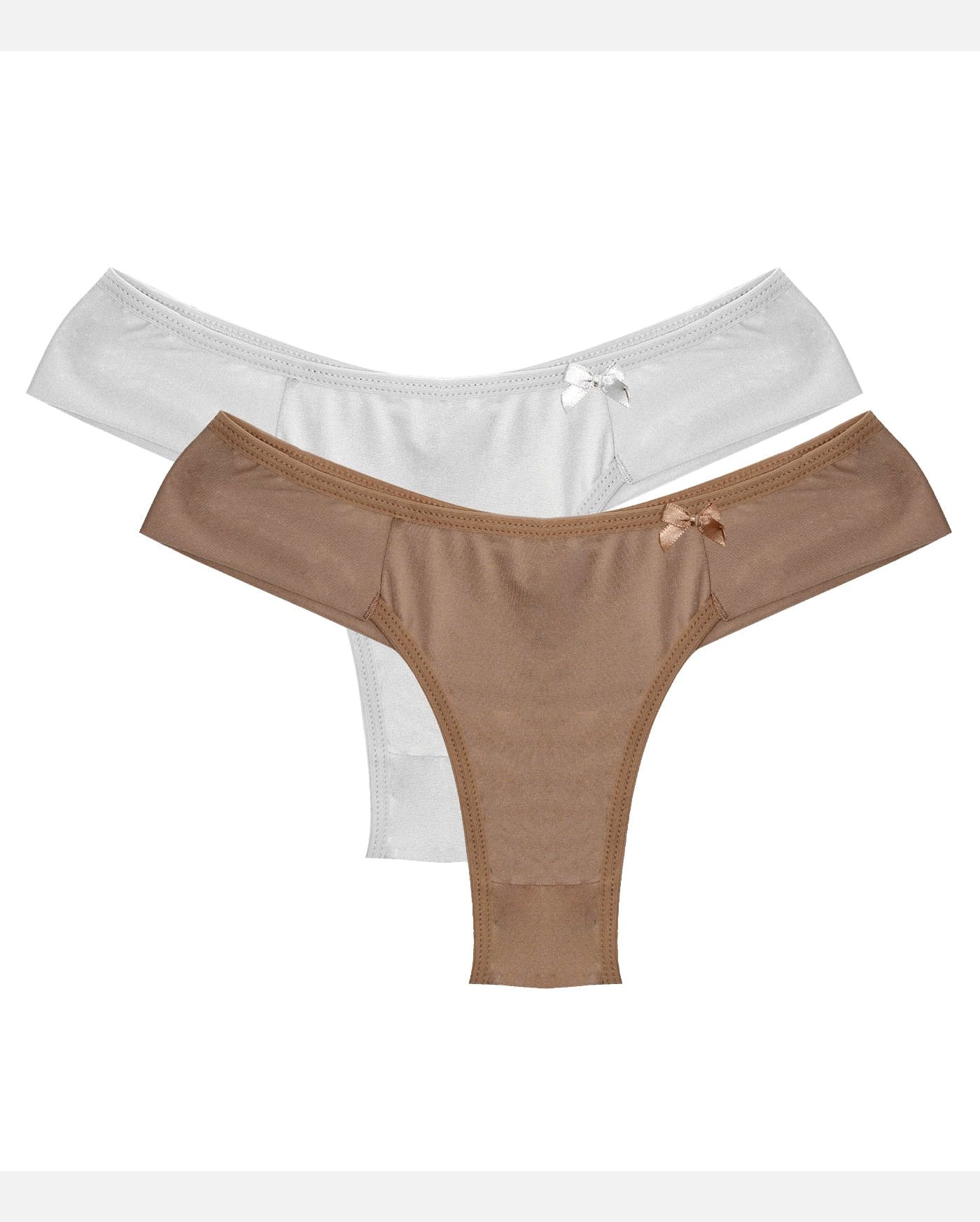 Riachuelo | Kit 2 Calcinhas Dukali Bege E Branco