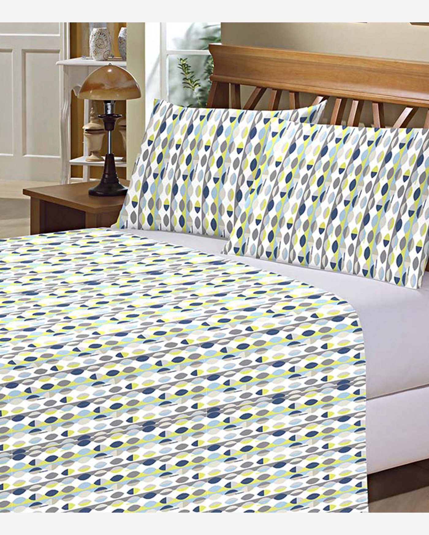 Riachuelo | Jogo de Cama Casal Microfibra Camesa Verde