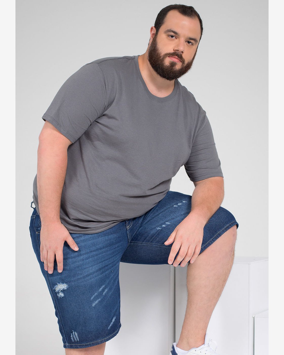 Riachuelo | Bermuda jeans sawary plus size - 269817