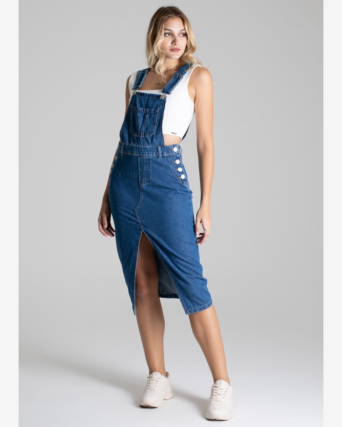 Riachuelo | Salopete Jeans Sawary - 276270