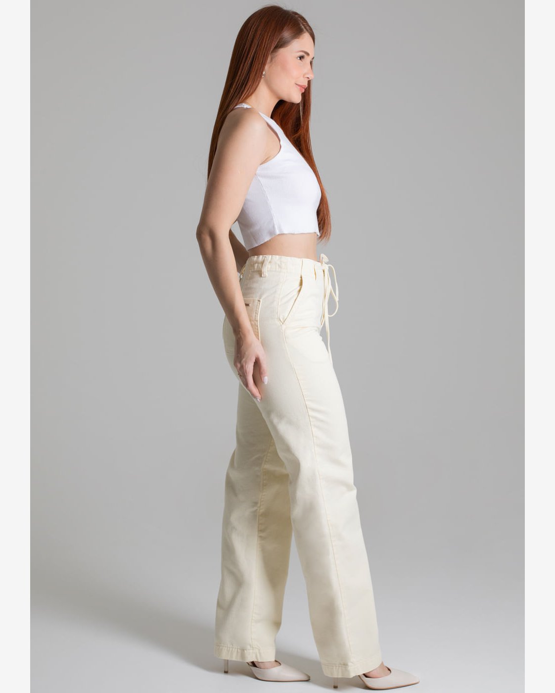 Riachuelo | Calça Sarja Sawary Wide Leg - 278144
