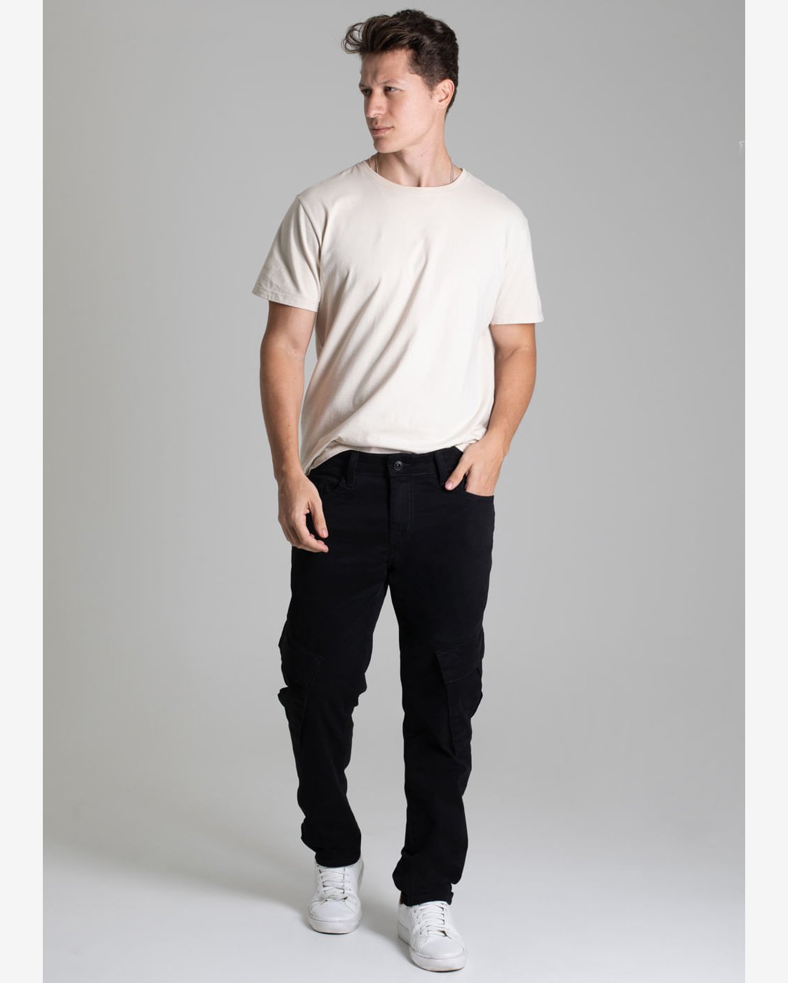 Riachuelo | Calça Sarja Sawary Cargo - 278182