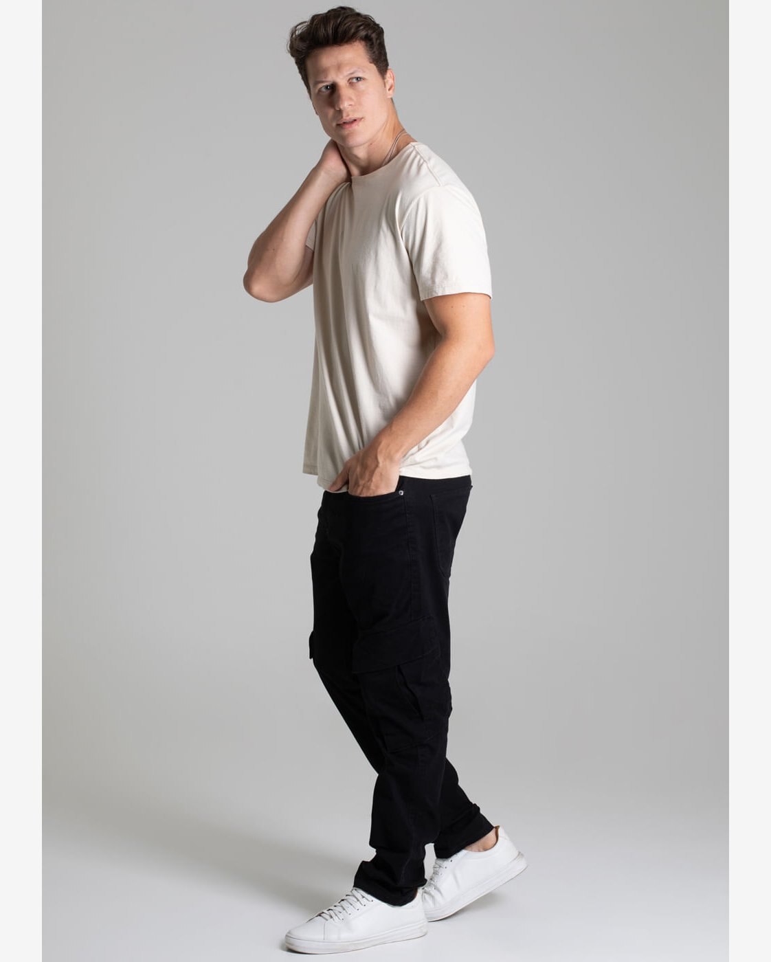 Riachuelo | Calça Sarja Sawary Cargo - 278182