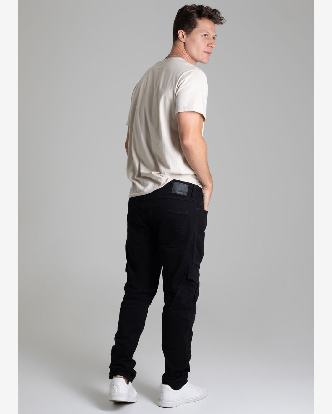 Riachuelo | Calça Sarja Sawary Cargo - 278182