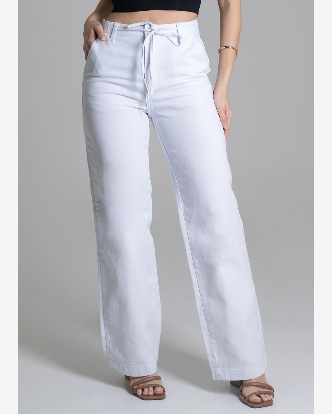 Riachuelo | Calça Sarja Sawary Wide Leg - 278959