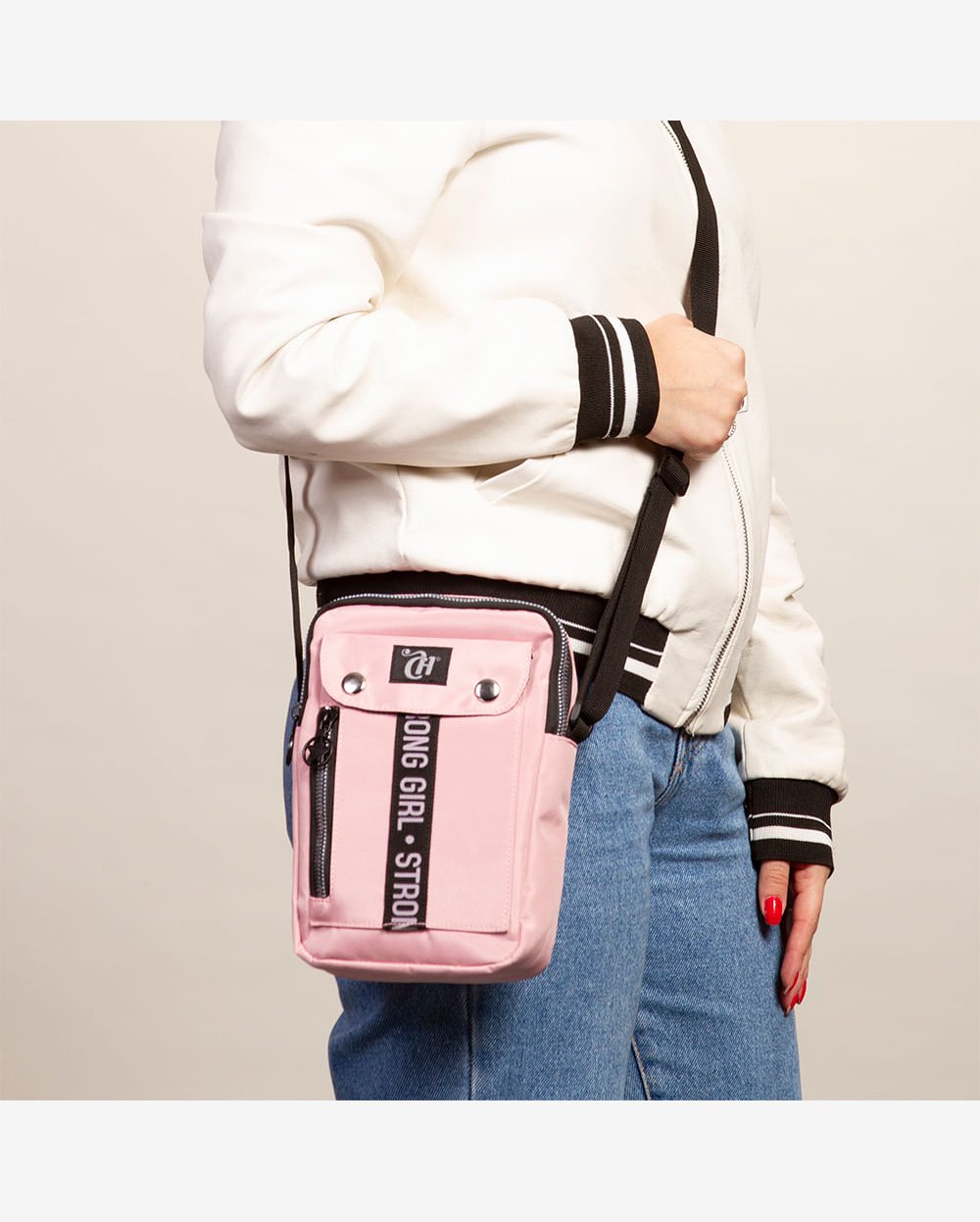 Riachuelo | Bolsa Cross Pequena Capricho Street Love - Rosa