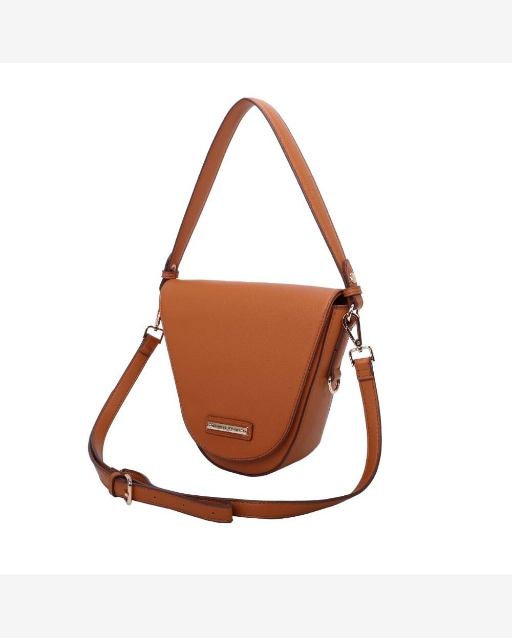 Riachuelo | Bolsa Tiracolo Média Fellipe Krein SS23 Napa FK543 Marrom - Caramelo