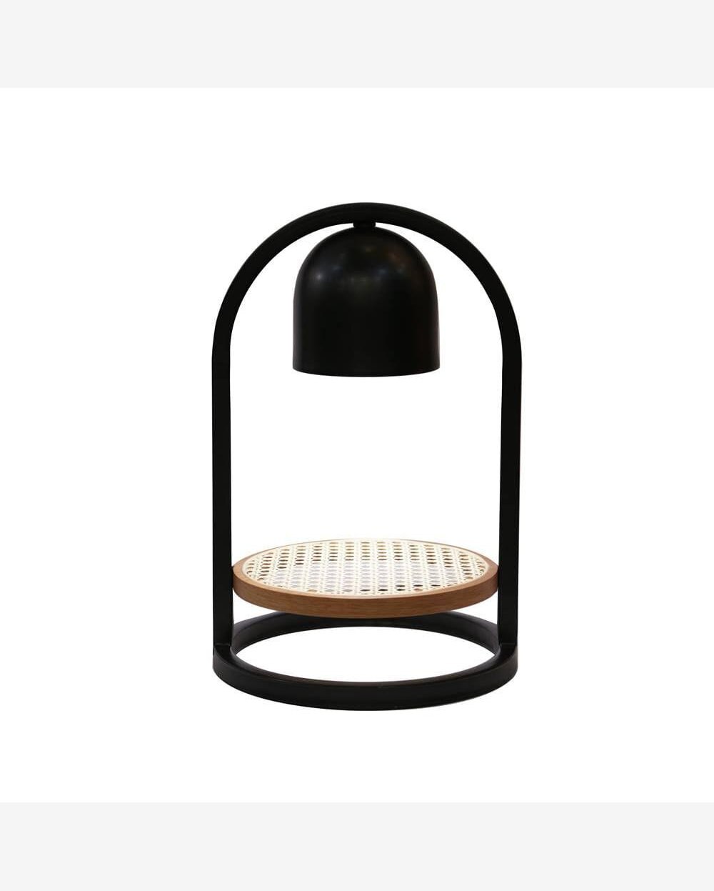 Riachuelo | Luminária de Mesa Adolf Madeira Jequitibá Natural Cúpula ...