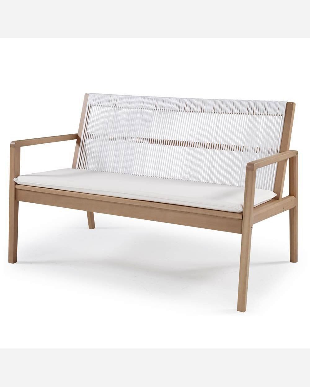 Riachuelo | Sofá Dover 2 Lugares Acabamento Verniz Amêndoa 127cm - 67677