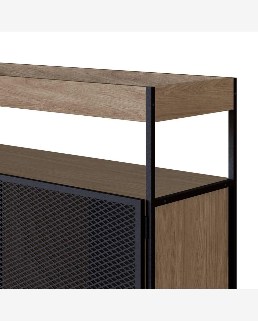 Riachuelo | Buffet Bar Seult Hanover Estrutura e Porta em Aço 100cm - 67947