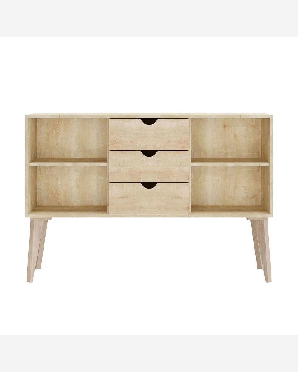 Riachuelo | Buffet Estevan com 2 Portas e 3 Gavetas na Cor Madeira ...