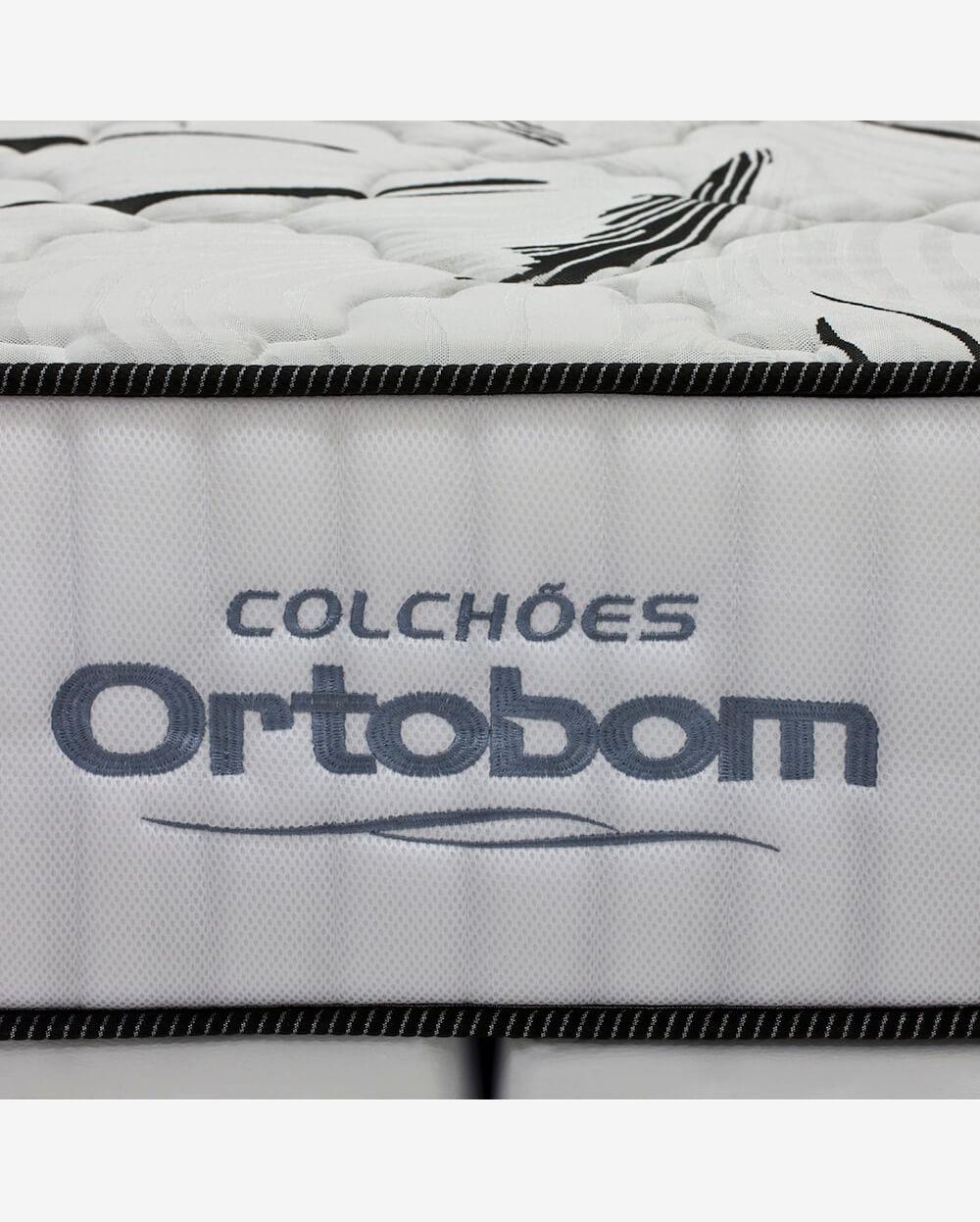 Riachuelo | Colchão Highfoam Casal 138 cm Cinza e Branco - 69812