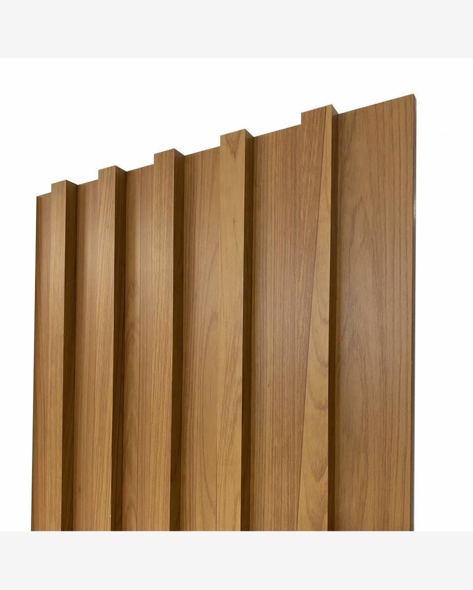 Riachuelo | Painel Ripado Componível PA73 cor Freijó 134 cm x 183 cm ...