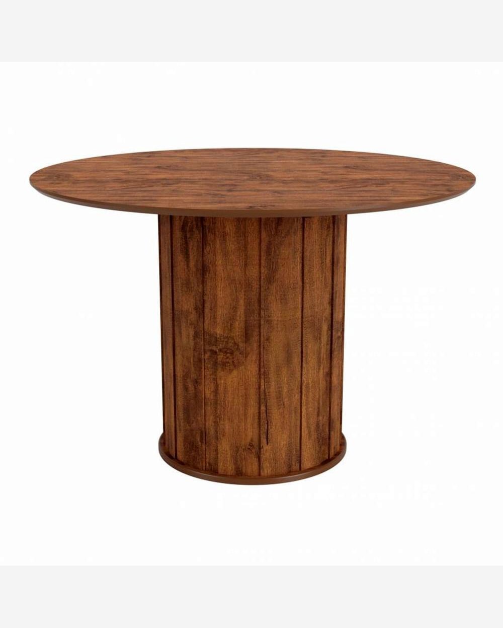 Riachuelo | Mesa Jantar Nature TM73 Tampo e Base Barril Ripado cor ...