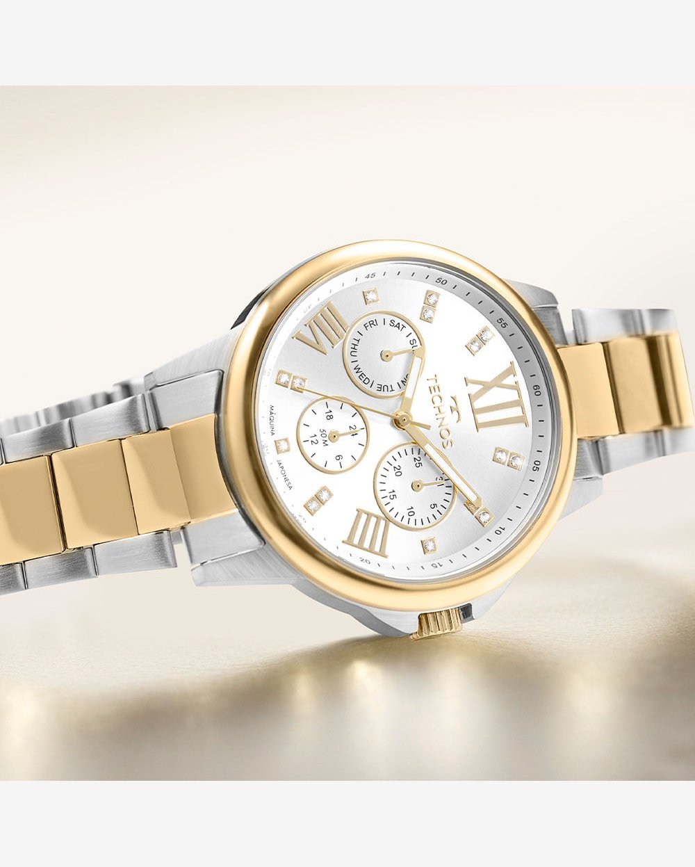 Riachuelo | Relógio Technos Feminino Dress Bicolor - 6P29ALS/1K