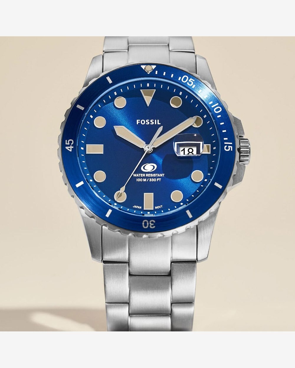 Riachuelo | Relógio Fossil Masculino Blue Prata - FS6050/1KN