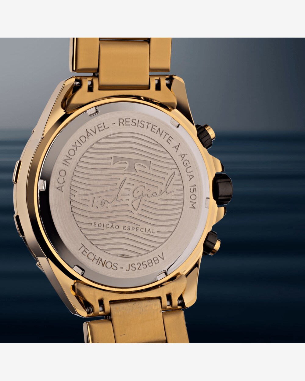 Riachuelo | Kit Technos Masculino Acqua Dourado Edição Especial Torben ...