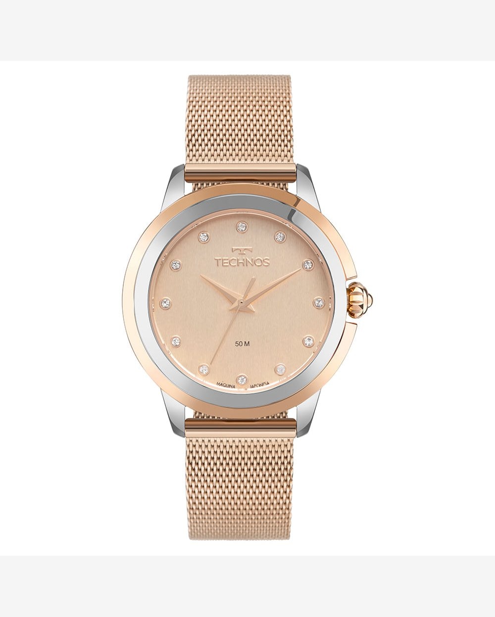 Riachuelo | Relógio Technos Feminino Brilho Rosé - 2036MTQ/1J