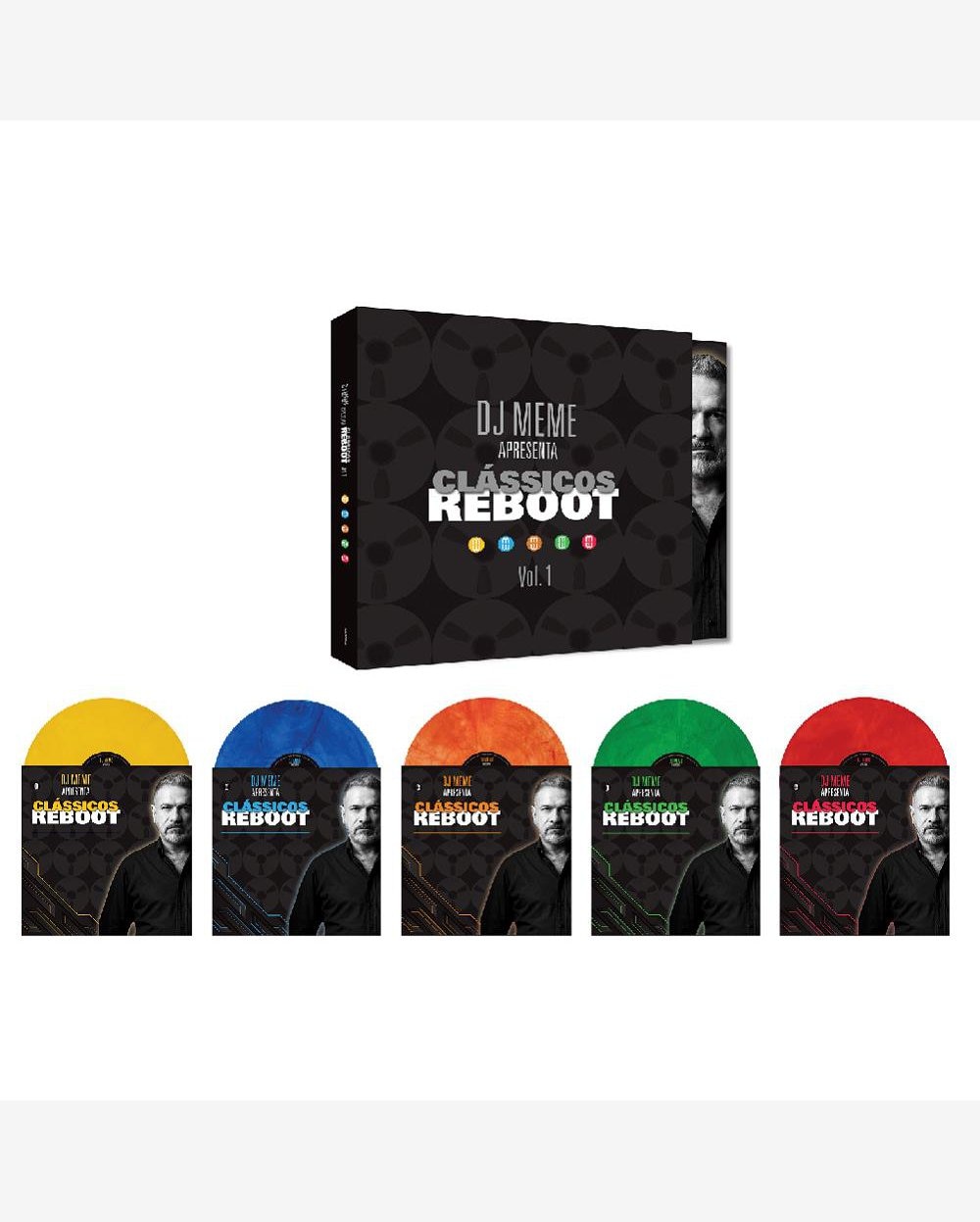 Riachuelo | Box Vinil DJ Meme - DJ MEME Apresenta Clássicos Reboot (5 LPs singles 12")