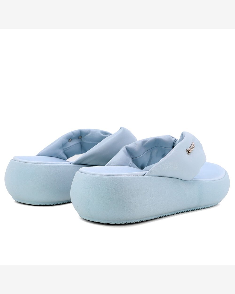 Riachuelo | Chinelo Plataforma Azul Oceano