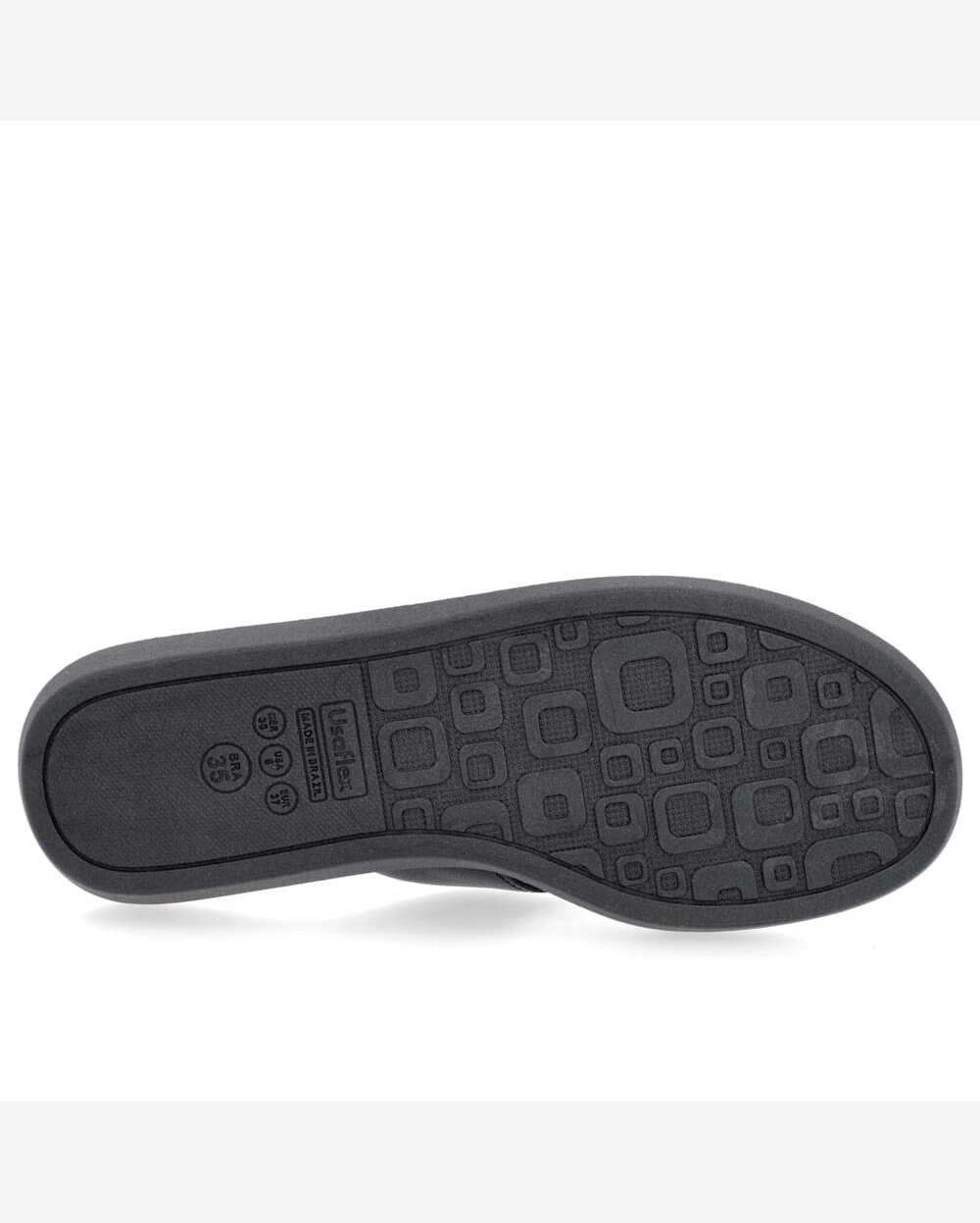 Riachuelo | Tamanco Salto Plataforma Couro Preto Brilho