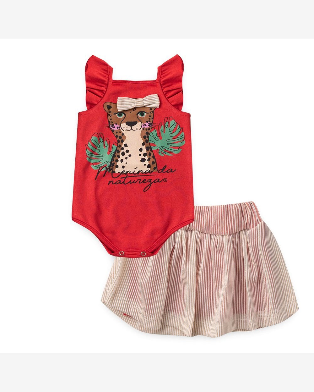 Riachuelo | Conjunto Body Bebê Menina da Natureza