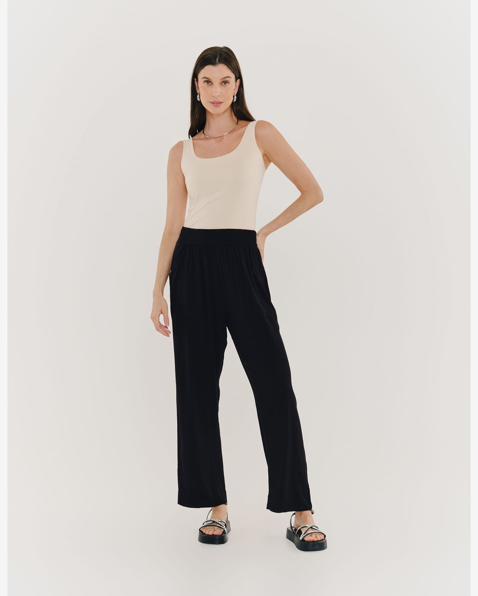 Riachuelo | Camisete Alongado - Off White