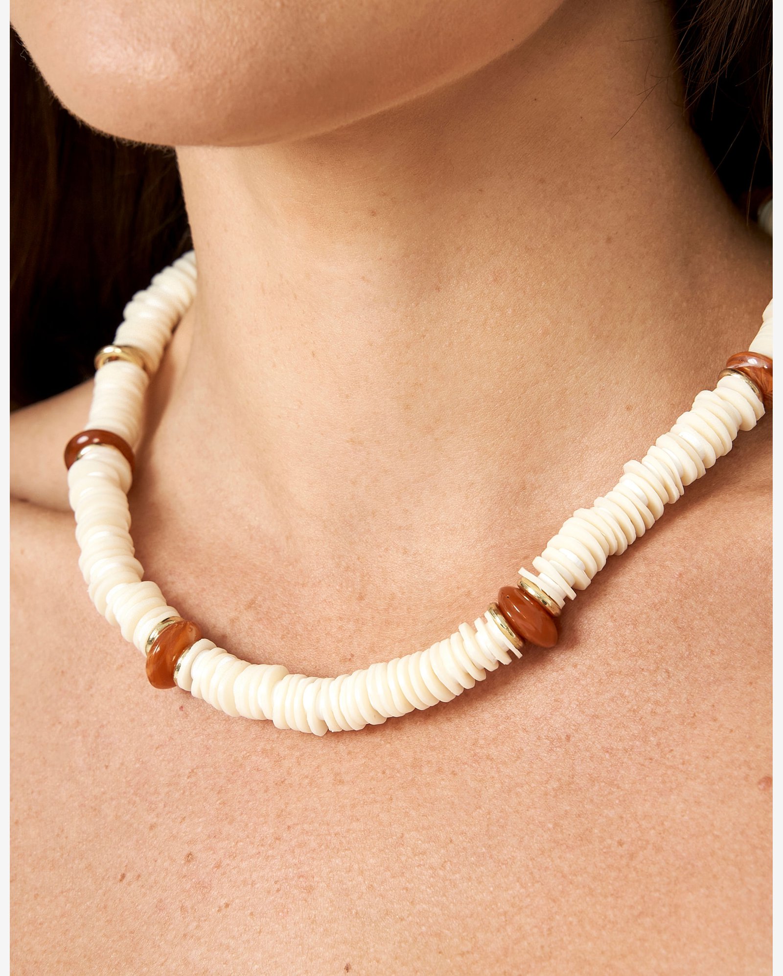 Riachuelo | Colar Cascalhos Mix - Marfim