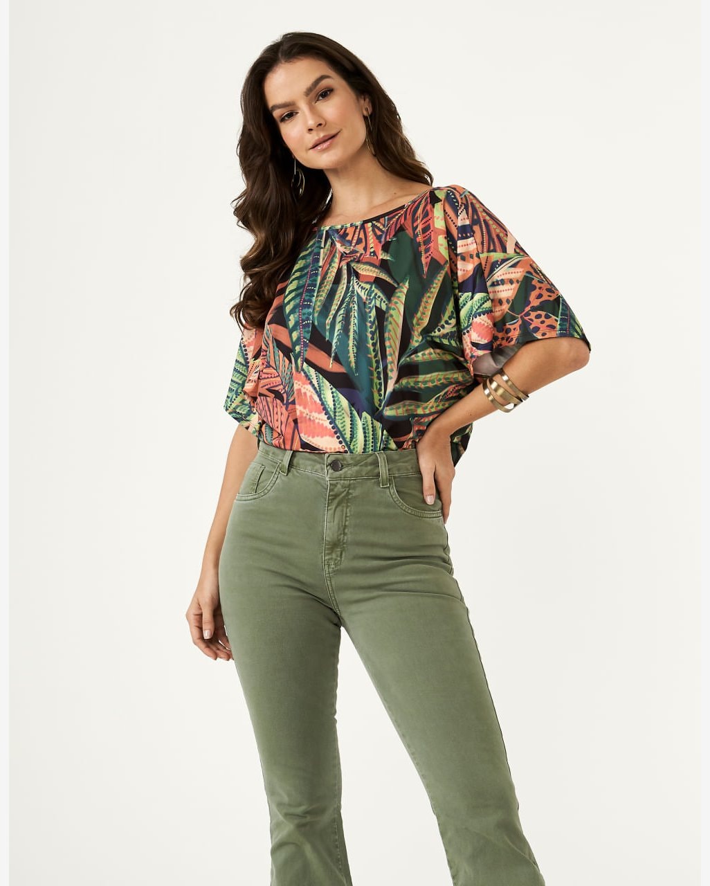 Riachuelo | Blusa Tuane Ampla - Preto