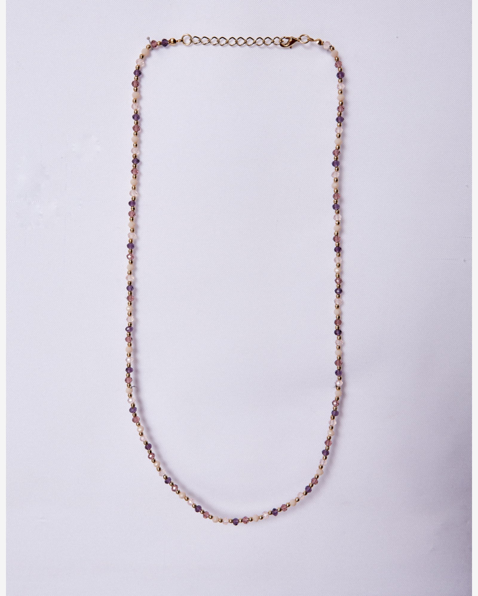 Riachuelo | Colar Cristal Mix - Lilac