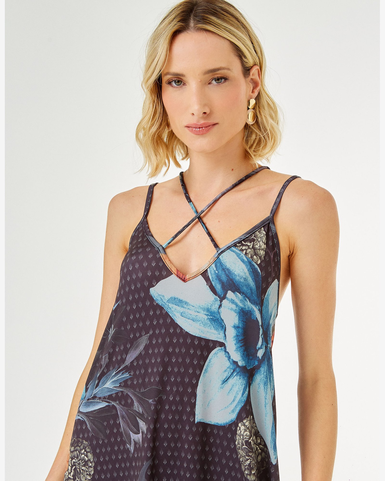 Riachuelo | Vestido Sharon Longo - Preto