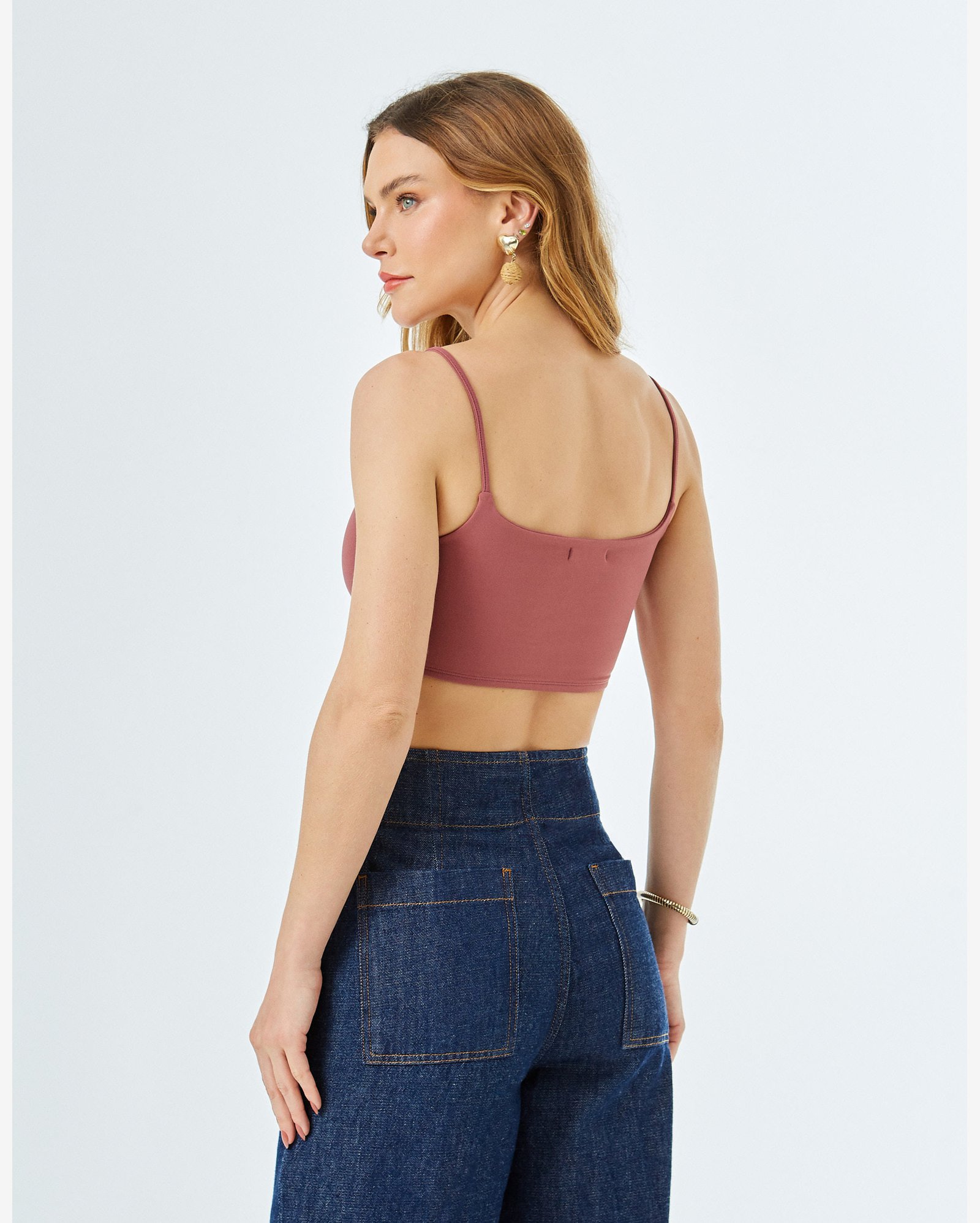Riachuelo | Top Faixa Basic - Roxo Tulipa