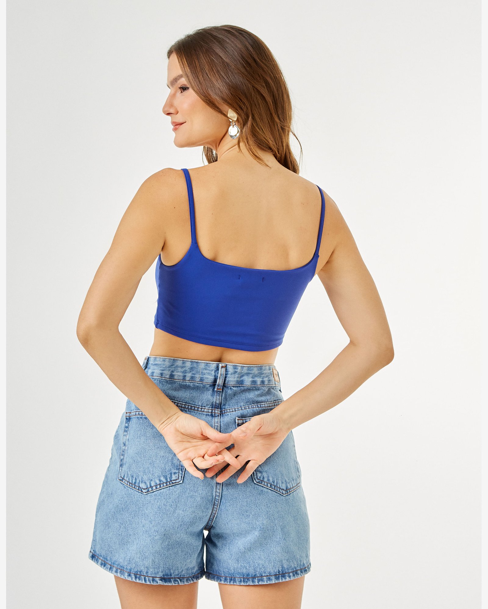 Riachuelo | Top Faixa Basic - Azul Royal