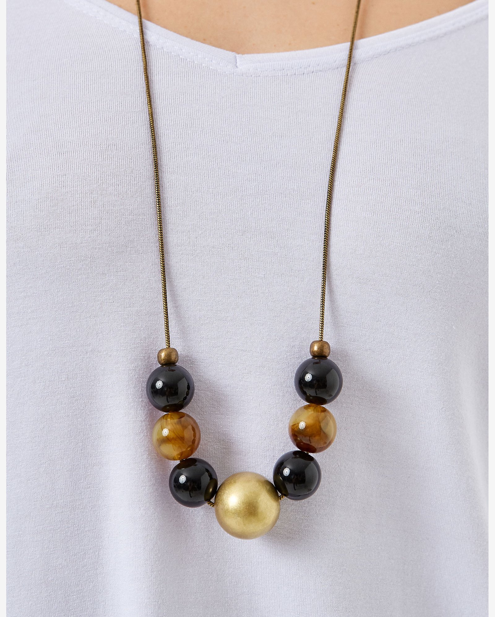 Riachuelo | Colar Longo Ana Julia - Ouro Velho