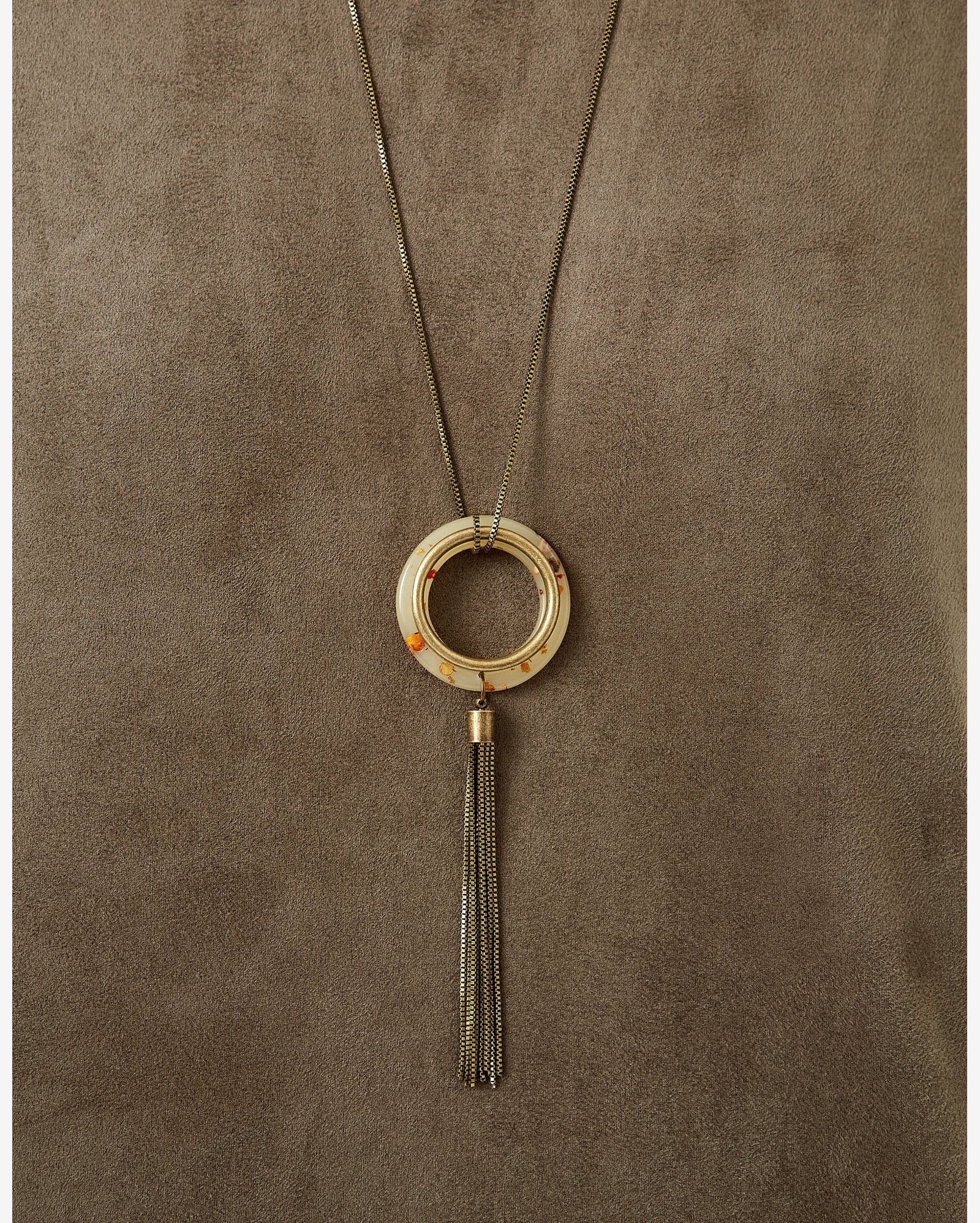 Riachuelo | Colar Longo Kelly - Ouro Velho