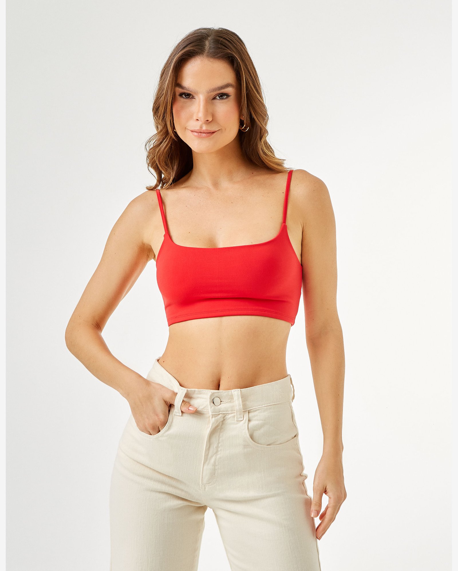 Riachuelo | Top Faixa Basic - Vermelho