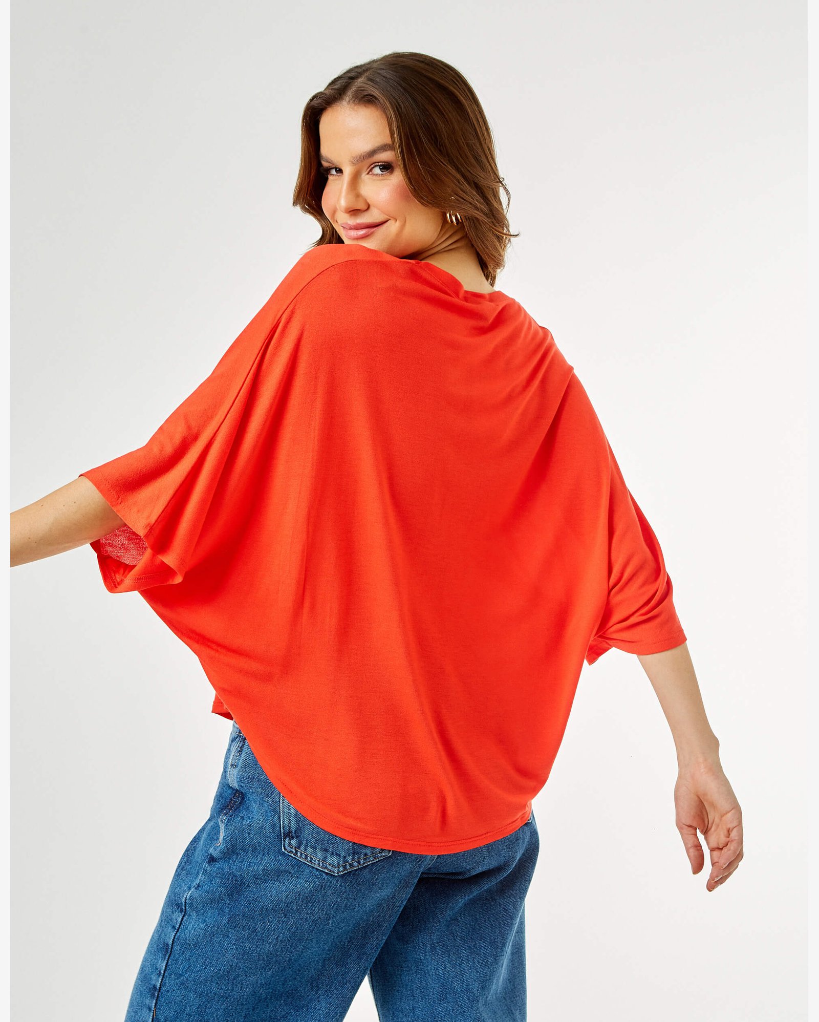 Riachuelo | Blusa Ampla Basic - Coral