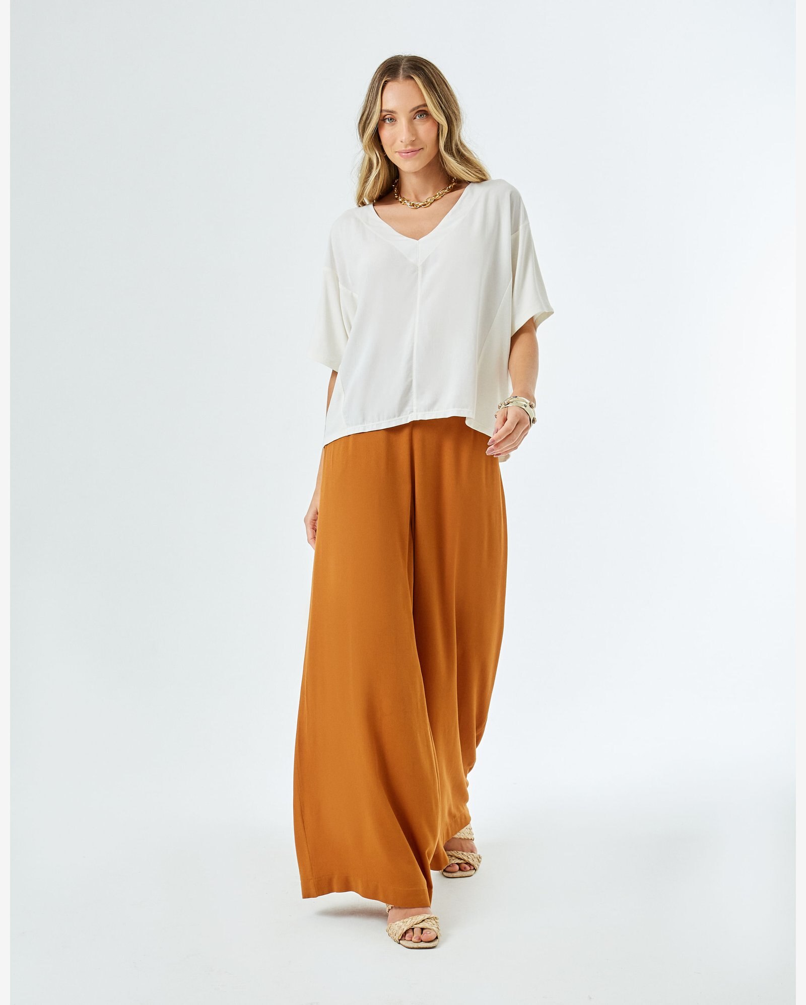 Riachuelo | Blusa Ampla Decote - Off White