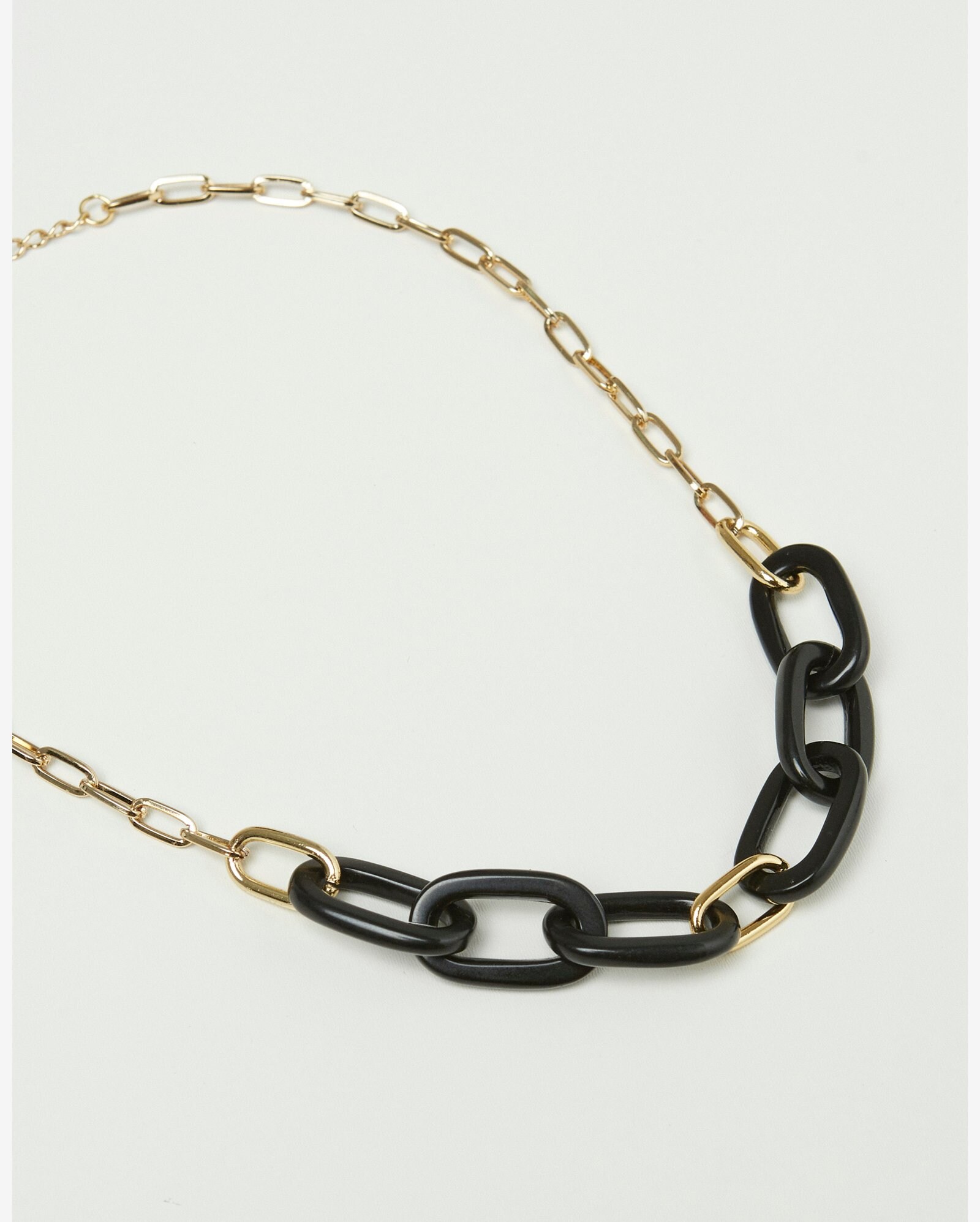 Riachuelo | Colar Elo Resina Com Metal - Dourado