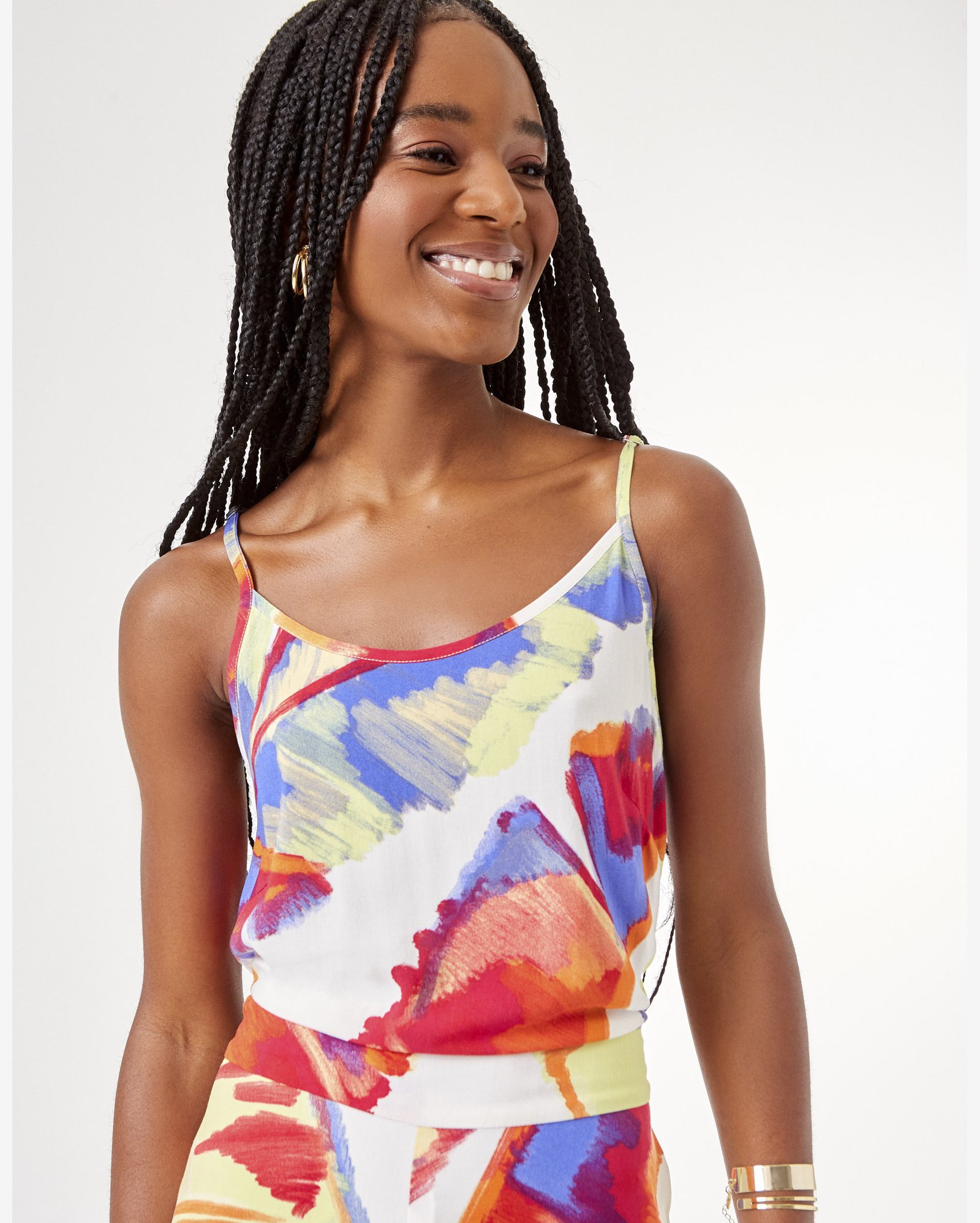 Riachuelo | Macaquinho Estampado Carmem - Off White