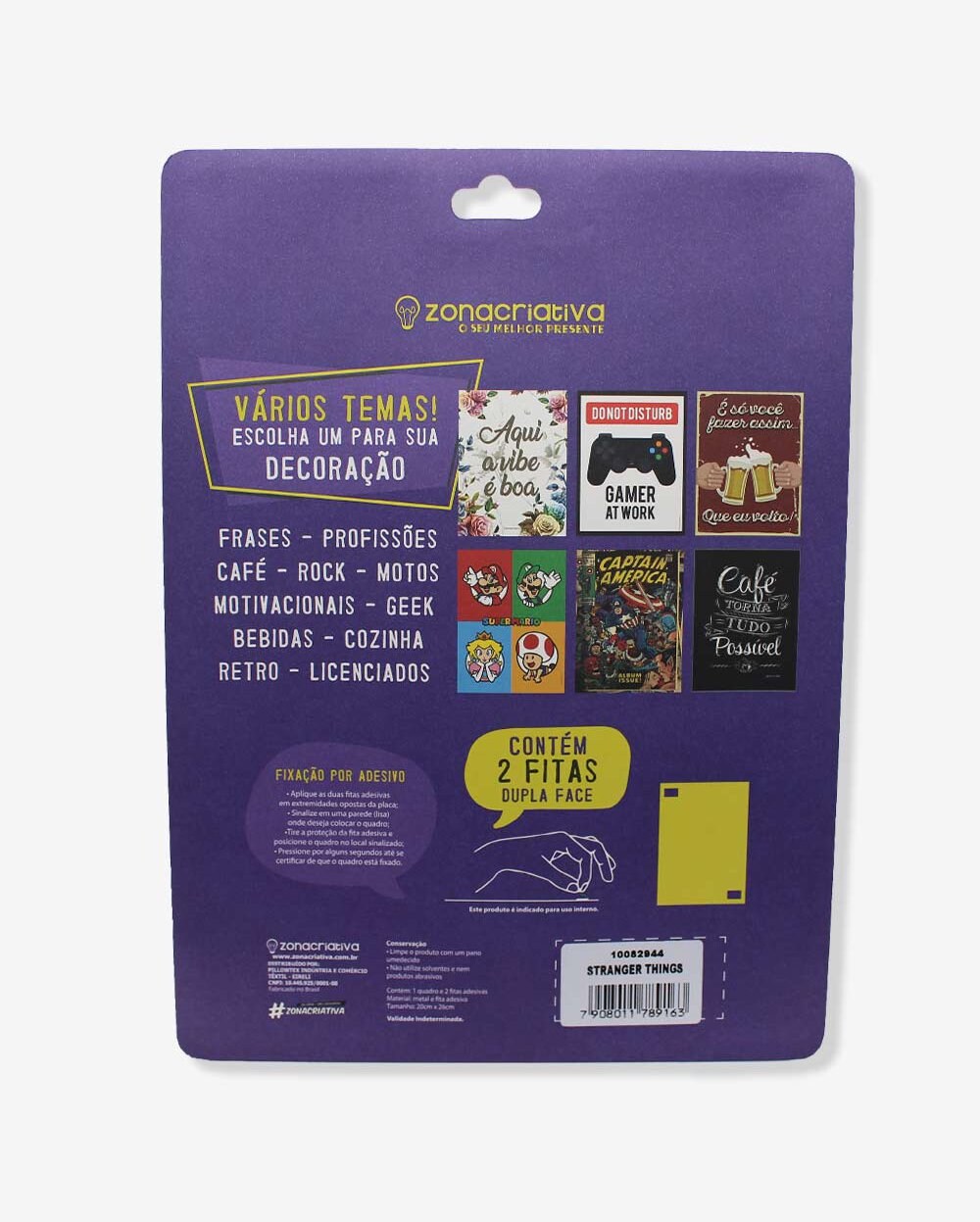 Riachuelo | Quadro Metal Slim Stranger Things