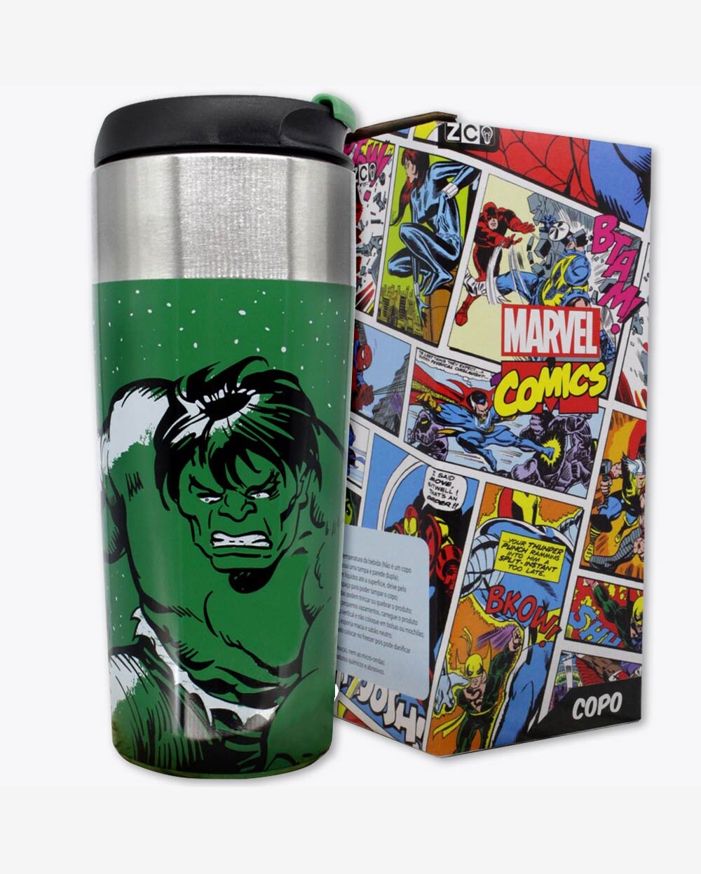 Riachuelo | Copo Viagem Slim Hulk