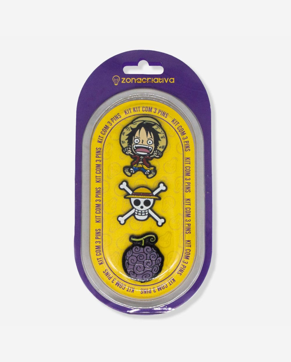 Riachuelo | Kit Pins Monkey D. Luffy – One Piece