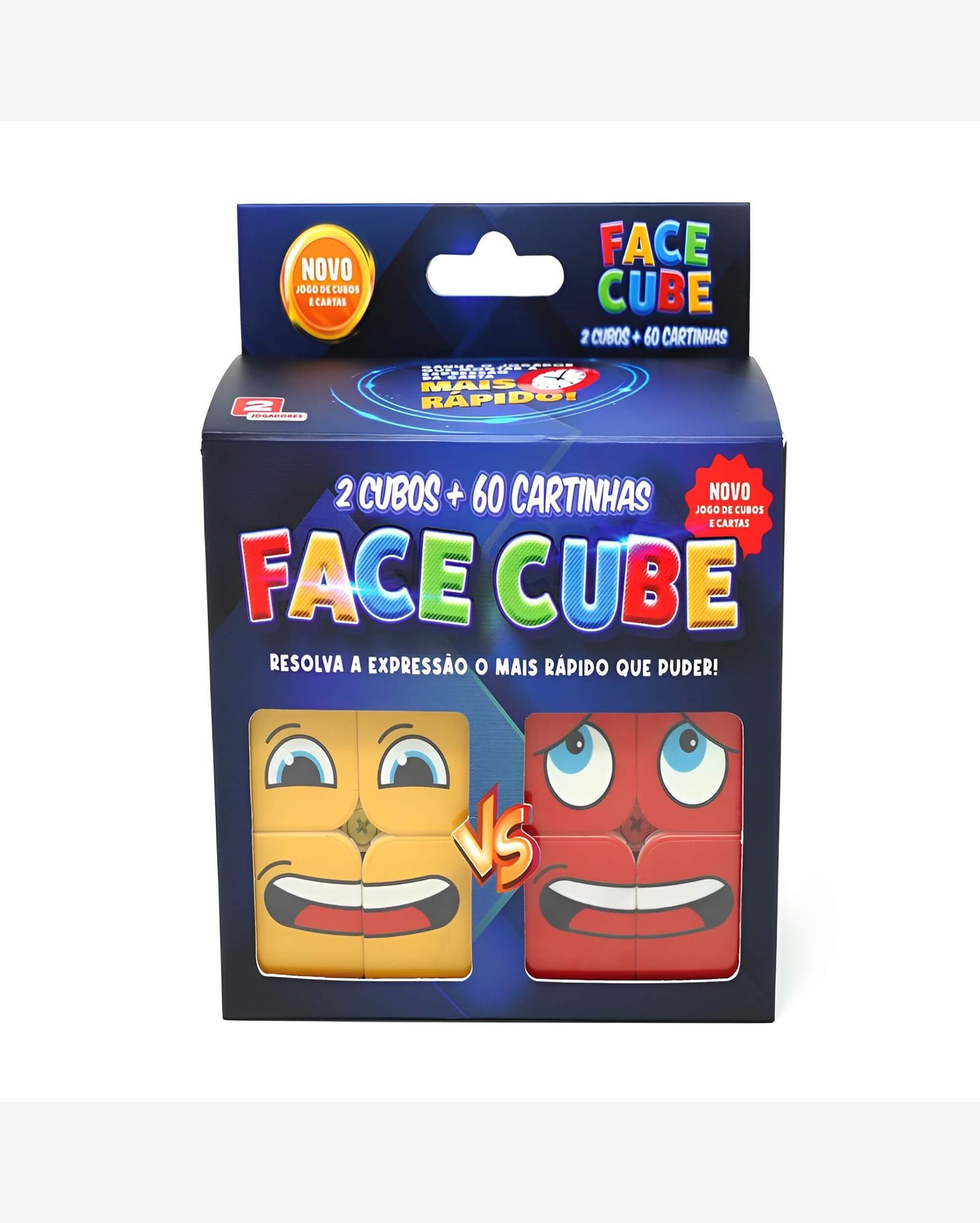 Riachuelo | Jogo Face Cube (2 Cubos + 60 Cartas) – Cuber Brasil